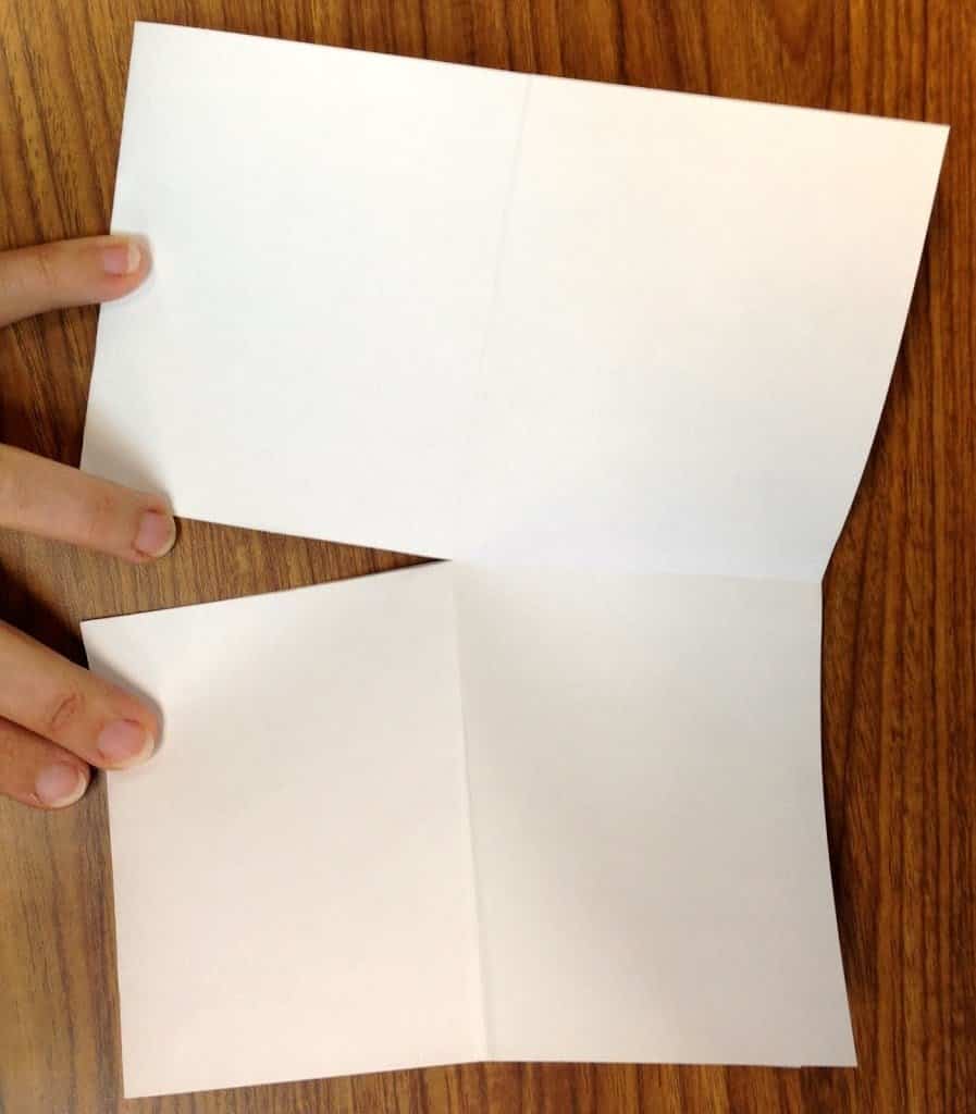 Make a Small Booklet Out of a Piece of Paper