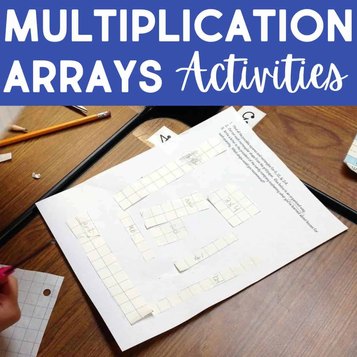 Multiplication Array Activities to Introduce Multiplication Concepts