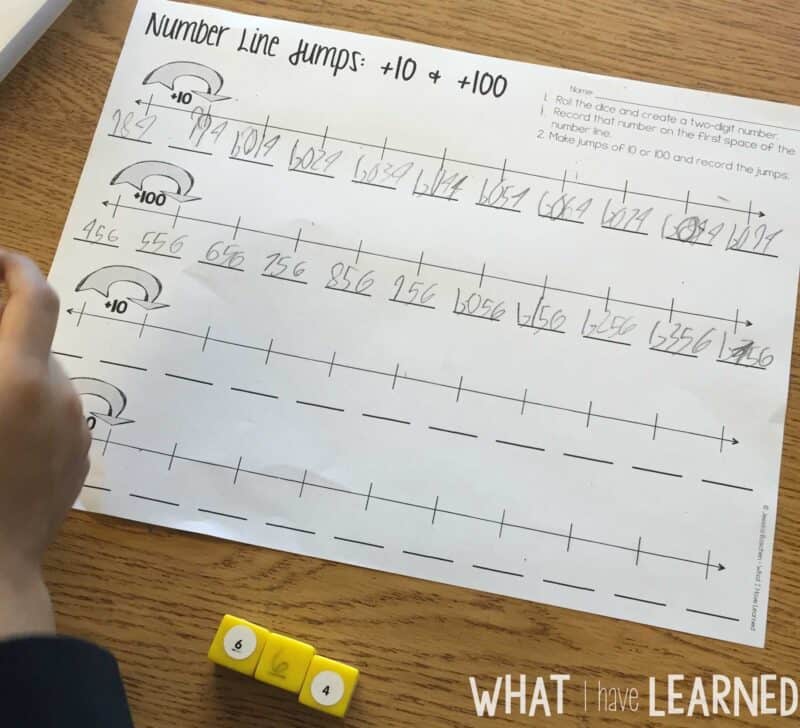 Number Lines for Addition & Subtraction
