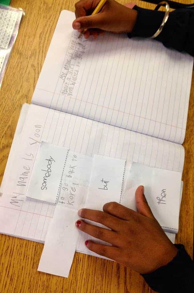 Reading Notebook Example for Second Grade