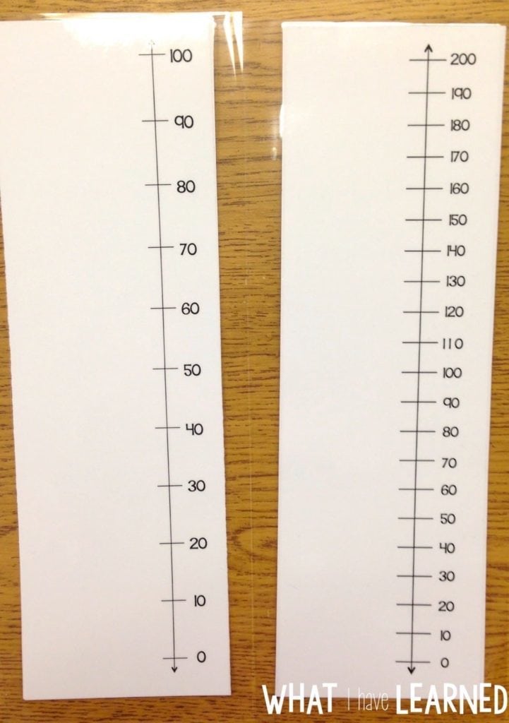 Vertical Number Lines