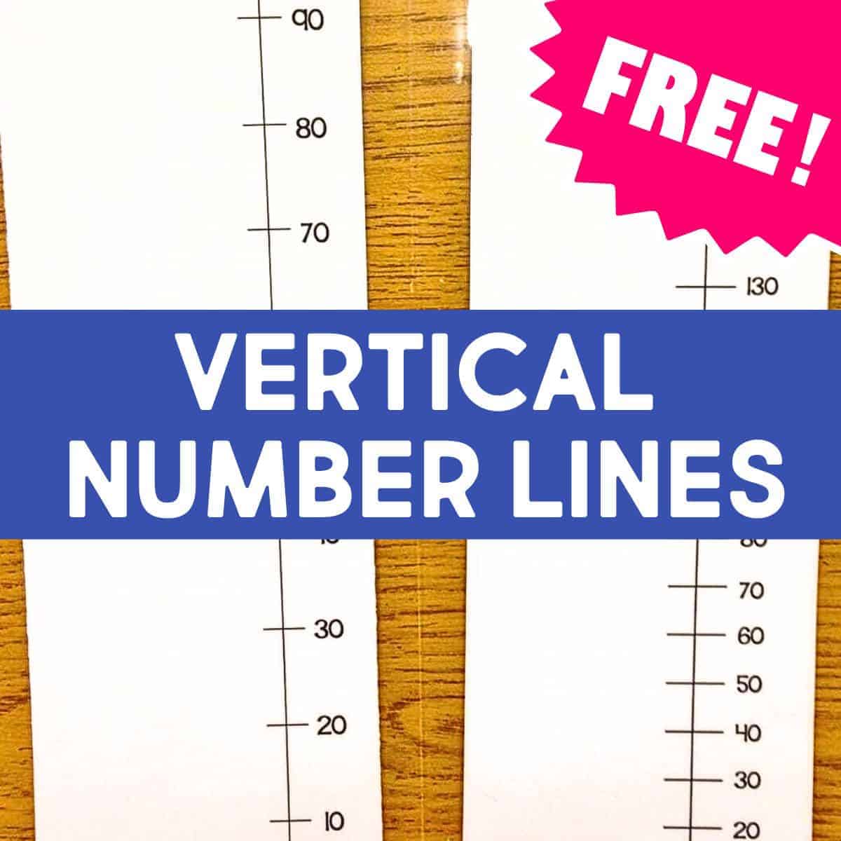Vertical Number Line Worksheets Preschool Number Line Worksheets