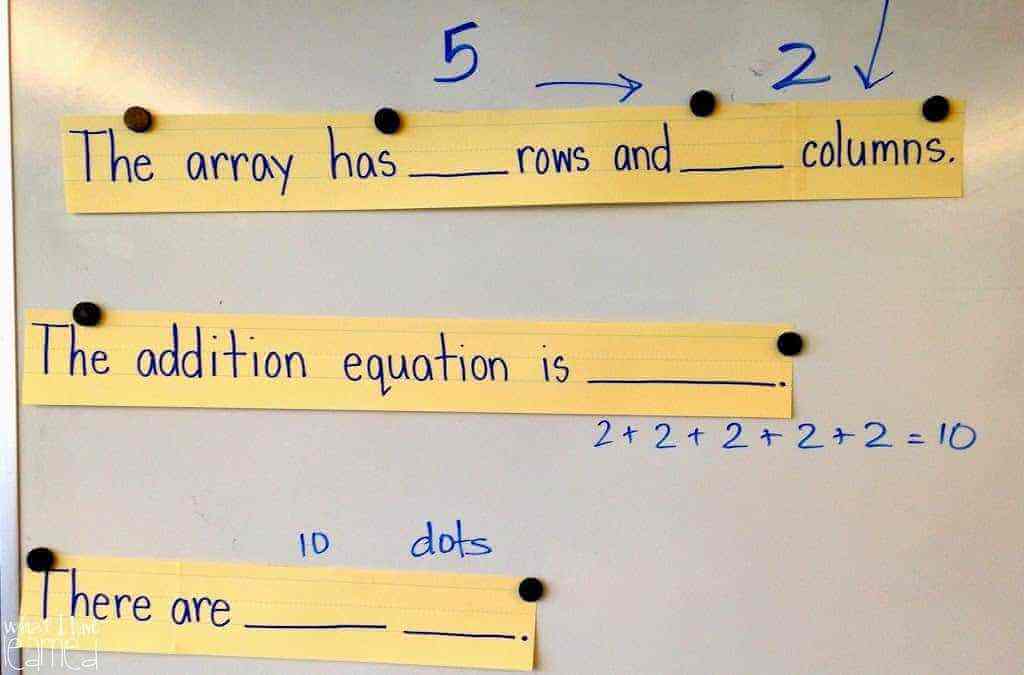 Ways to Teach Multiplication Arrays Columns and Rows