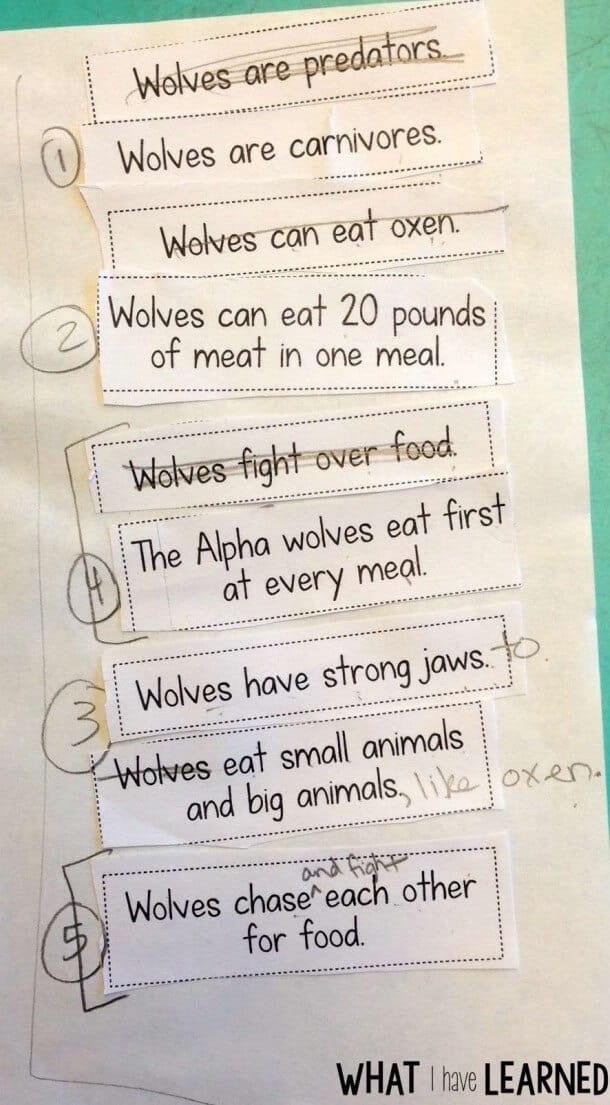 Finding Related Facts in Informational Writing