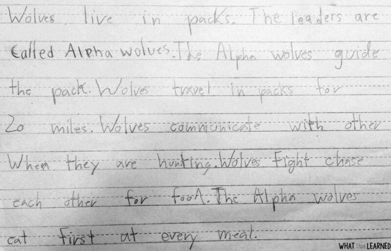 Find Related Facts and Order Facts - Informational Writing Week 3 about ...