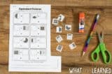 Cut and Paste Math Activities for Third Grade BUNDLE