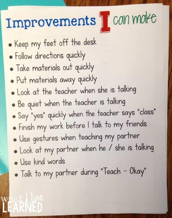 Goal Setting Examples & Sentence Frames for Students