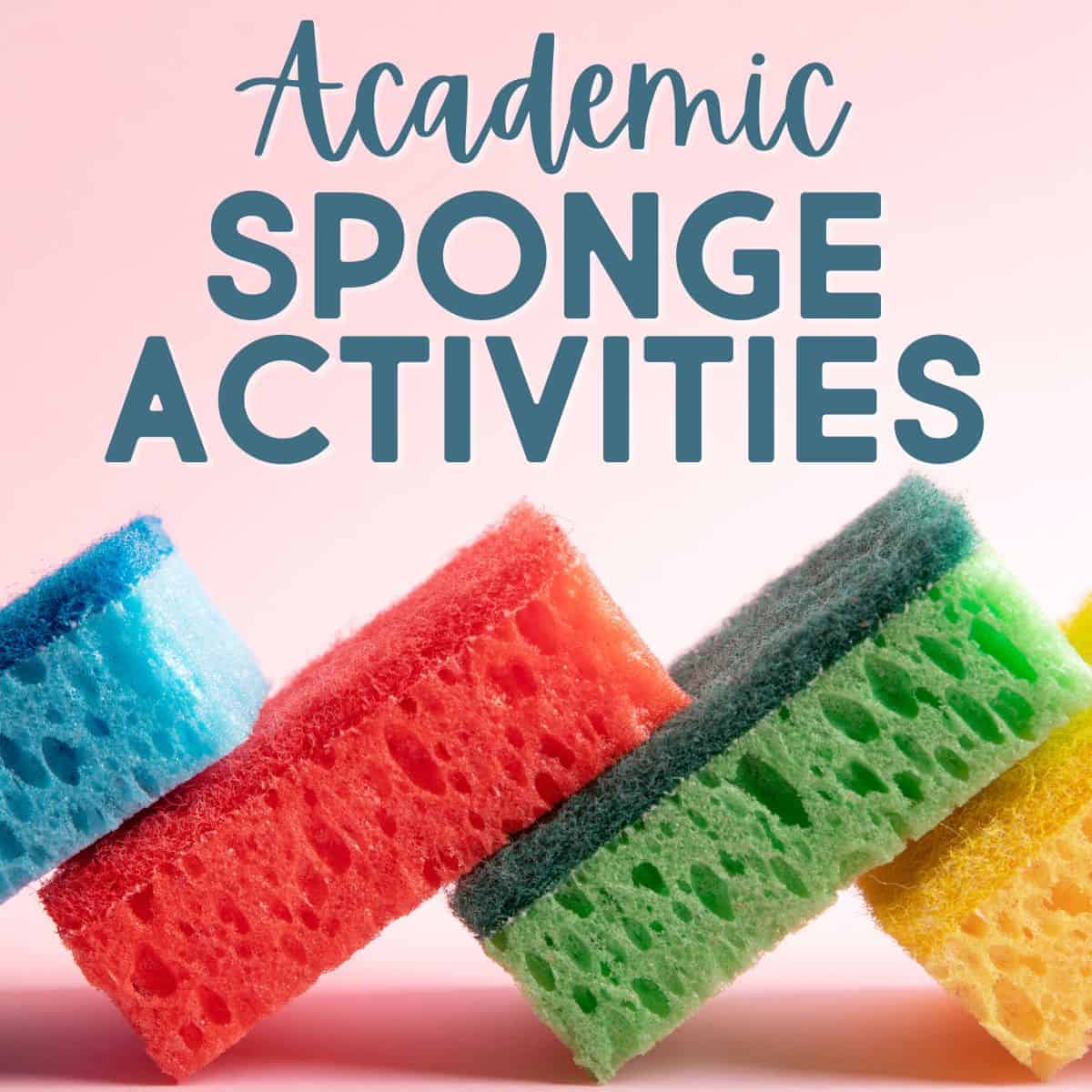 80 Sponge Activities - What to do for 10 minutes in class?