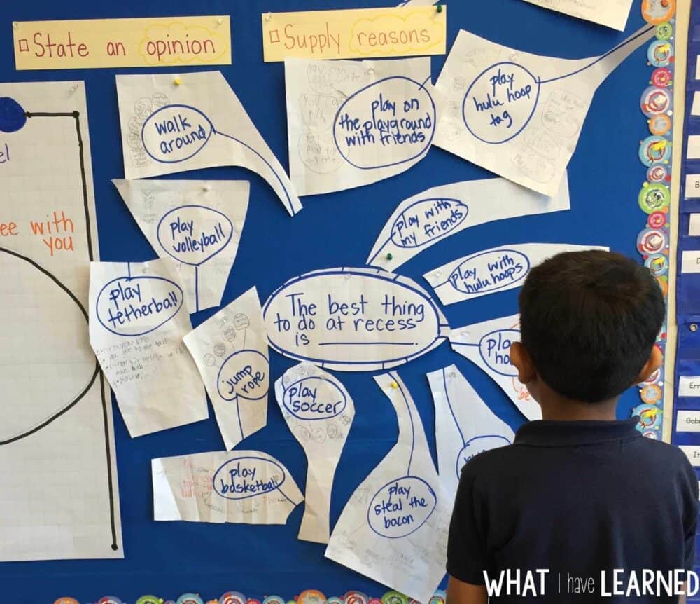 Teach Students to Support Opinions with Reasons