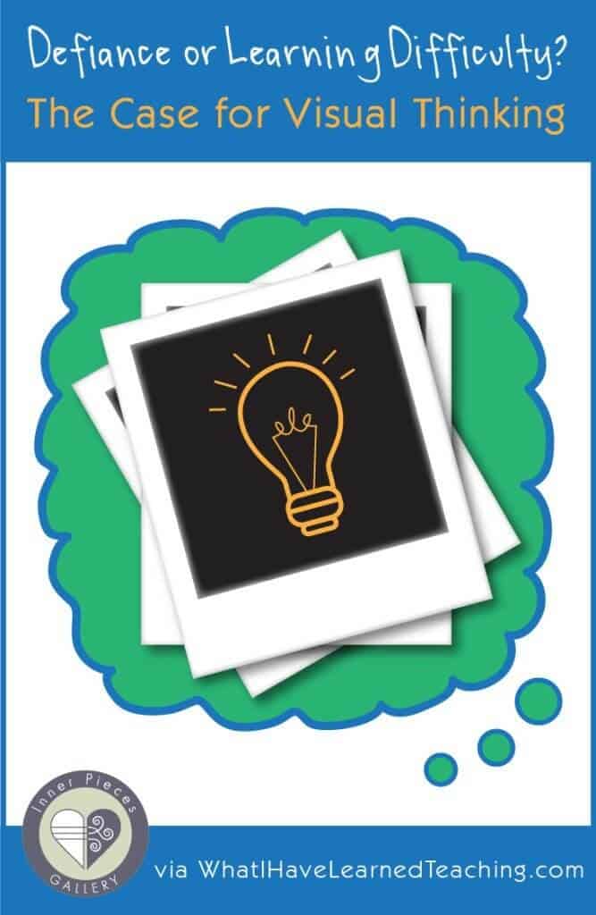 Defiance or Learning Difficulty? The Case for Visual Thinking
