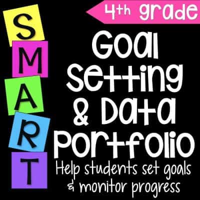 Goal Setting and Data Portfolio for Fourth Grade