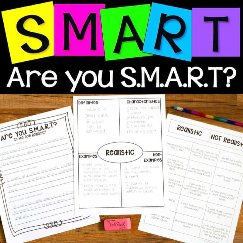 Teach Elementary Students to Set SMART Goals with these SMART Goal ...