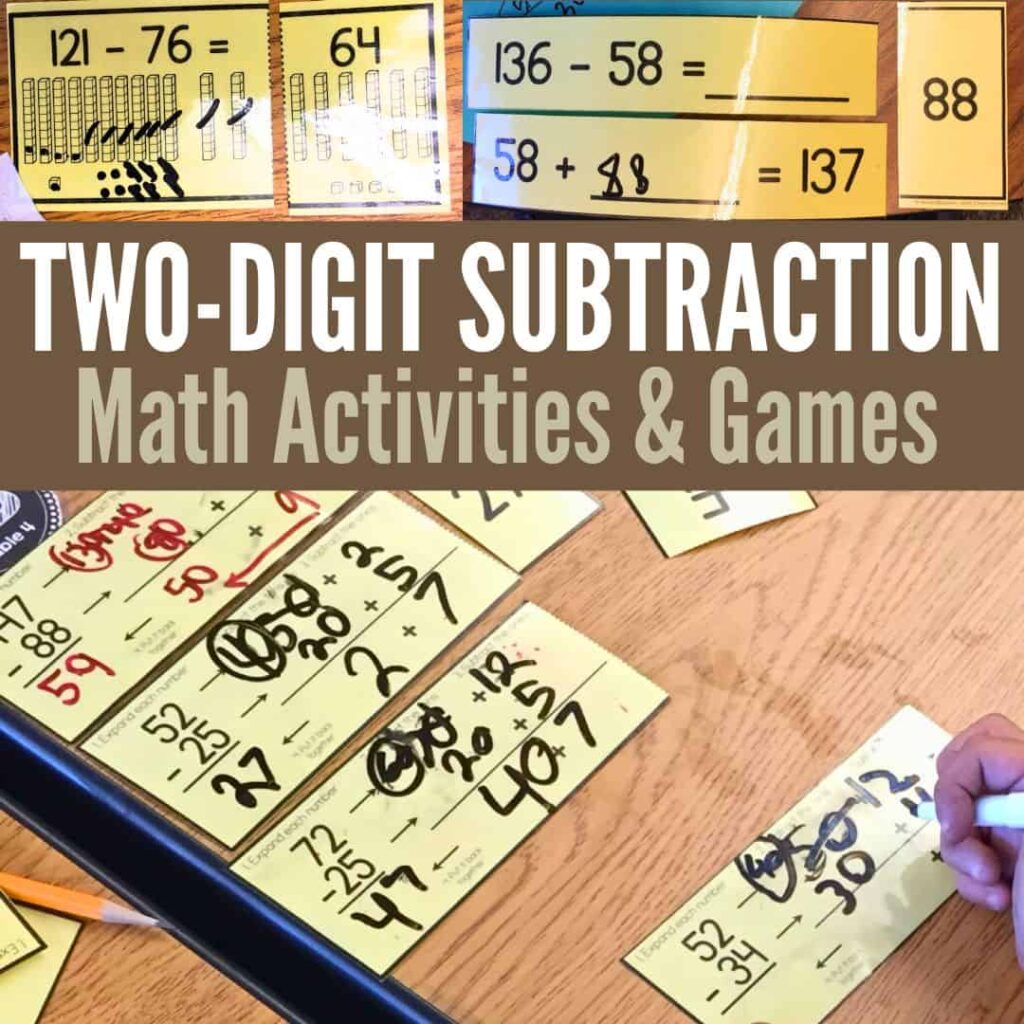 Two-Digit Subtraction Anchor Chart