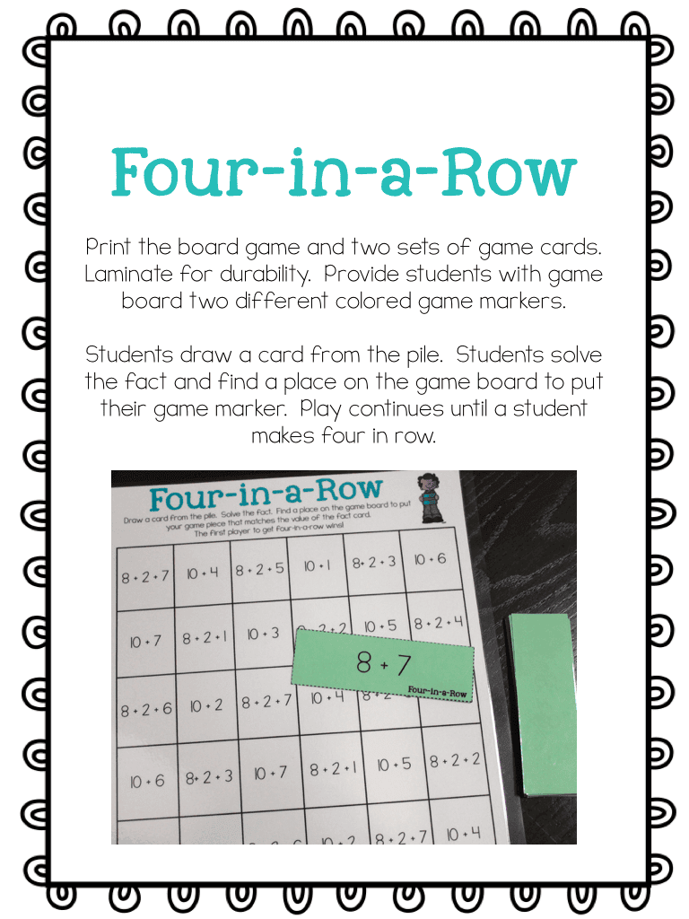 Using 10s to Add (+9 and +8)