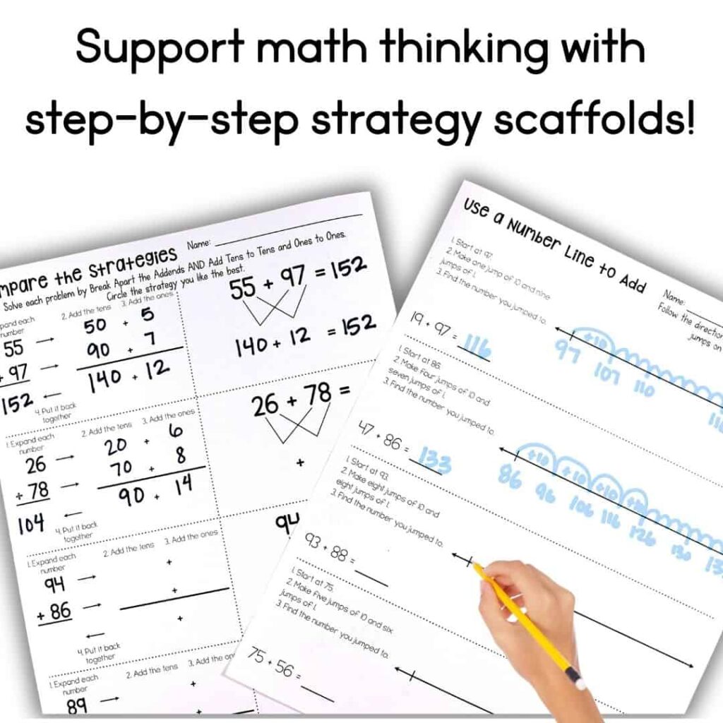 Two-Digit Addition and Subtraction BUNDLE