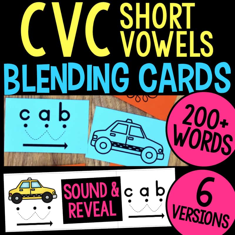 Blending Cards for Early Readers