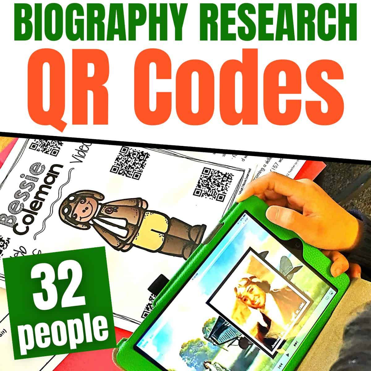 Biography Research QR Codes for Scaffolding Students' Research