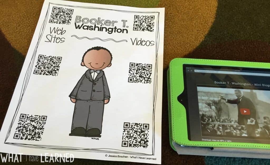 Biography Research QR Codes for Scaffolding Students' Research