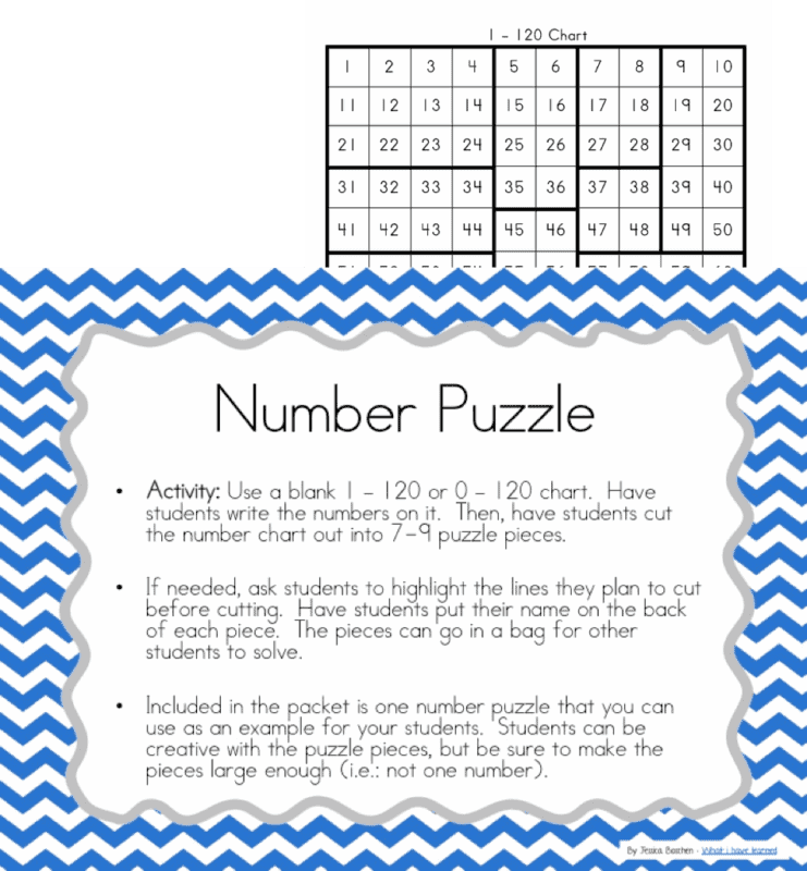 Numbers 0-120 Place Value Activities & Games