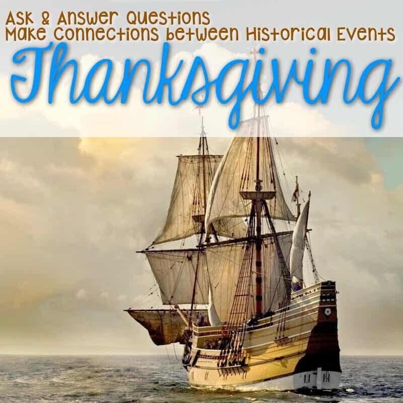Thanksgiving Make Connections between a Series of Historical Events
