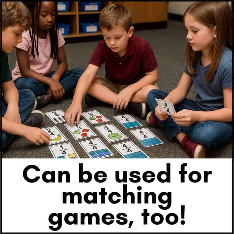 Fractions Go Fish Game