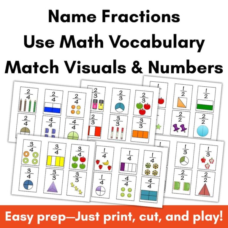 Fractions Go Fish Game