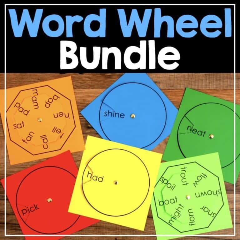Phonics Word Wheels for Reading Groups or Word Work