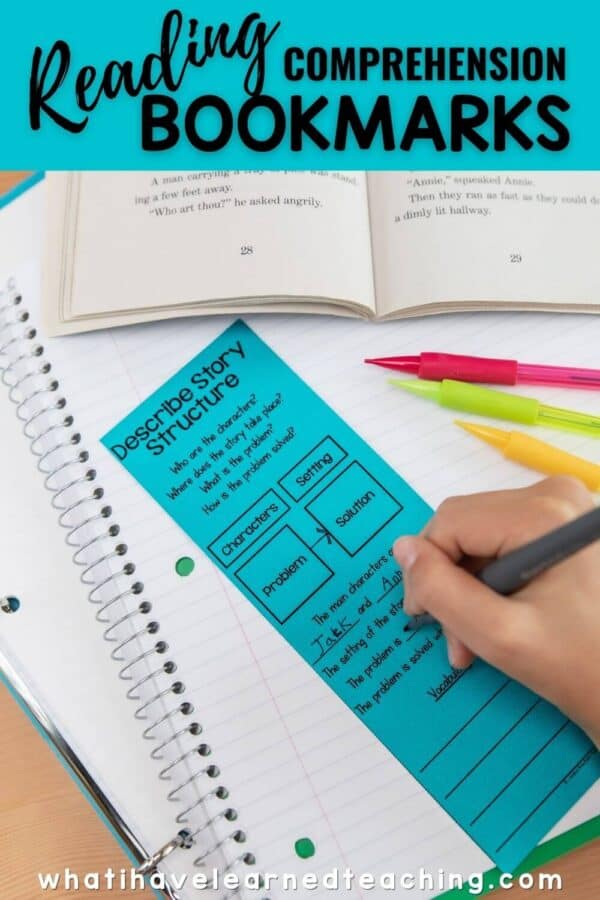 Reading Comprehension Bookmarks to Support Academic Language