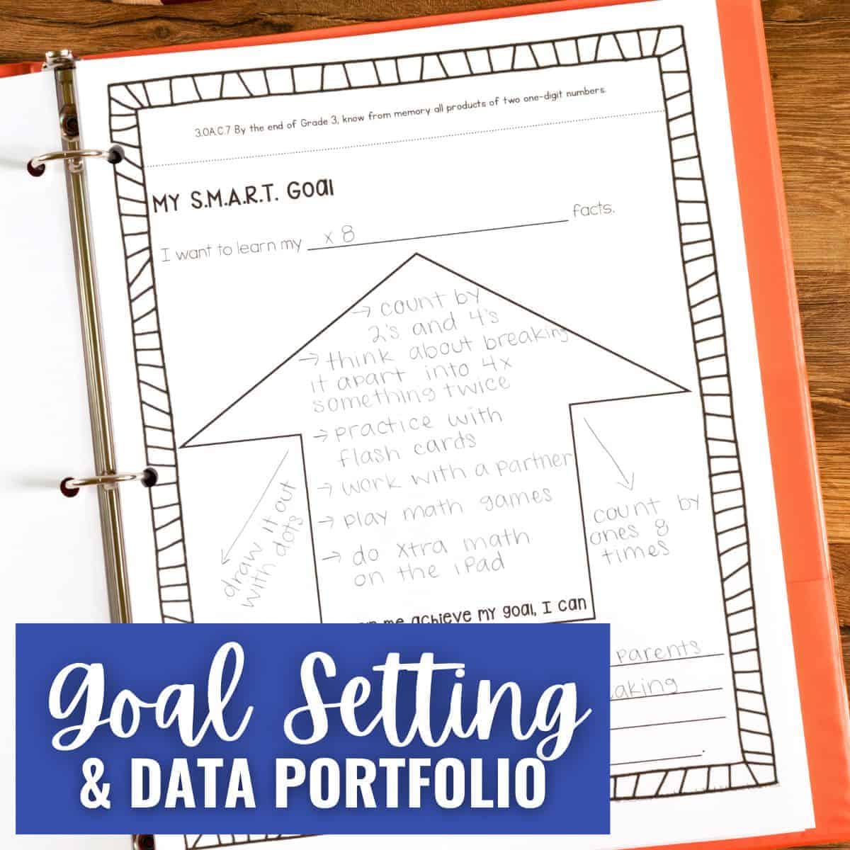 Goal Setting & Data Portfolio for Elementary Students