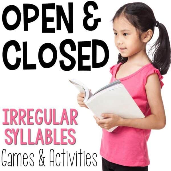 Open and Closed Syllables Games and Activities