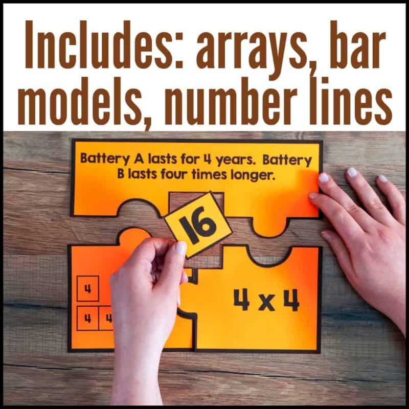 Interpret Multiplication Number Puzzles - OA1