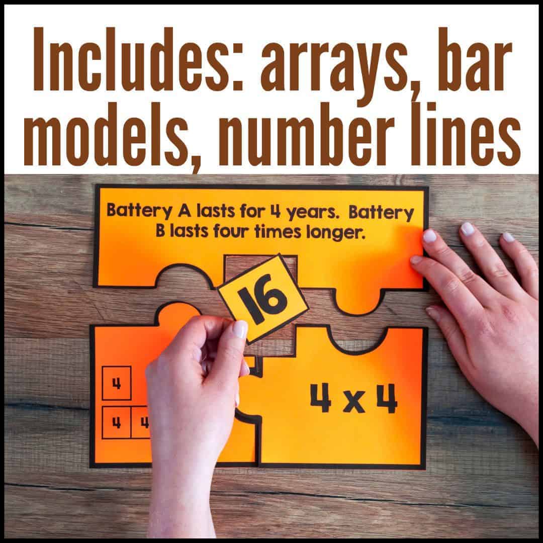 Interpret Multiplication Number Puzzles - OA1