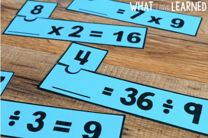 Third Grade Number Puzzles BUNDLE