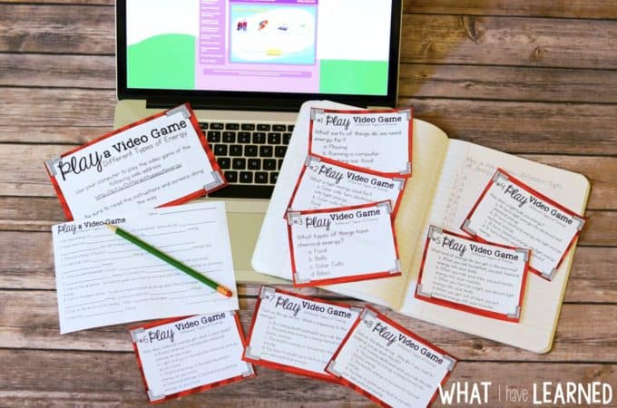Energy Science Stations for Fourth Grade