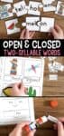 Open and Closed Syllables Games and Activities