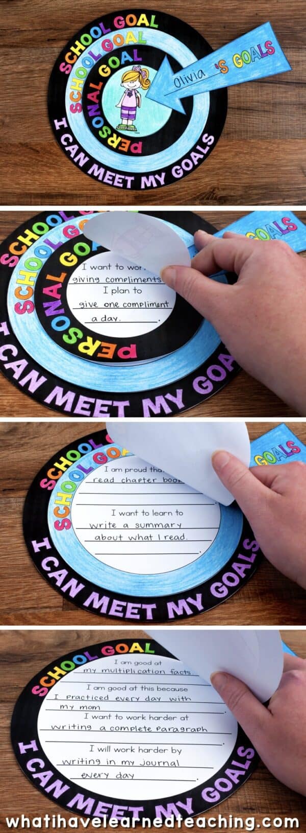 Goal Setting Craft for Elementary Students