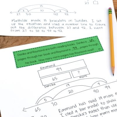 Addition & Subtraction Word Problems by Problem Type