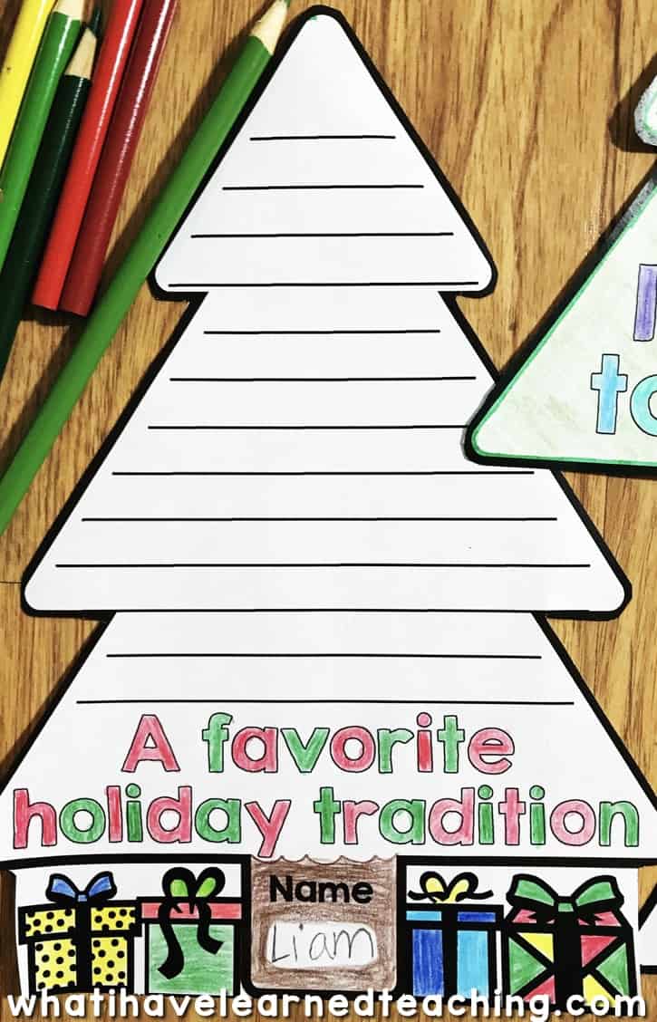 Christmas Craft Flap Book & Writing Activity
