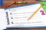 New Year Goal Setting Flap Book Craft for Bulletin Boards