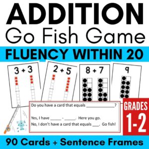 Addition Go Fish Game