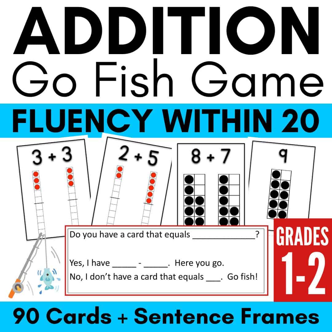 Addition Go Fish Game