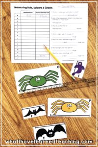 Halloween Measurement Activities - Free Math Center