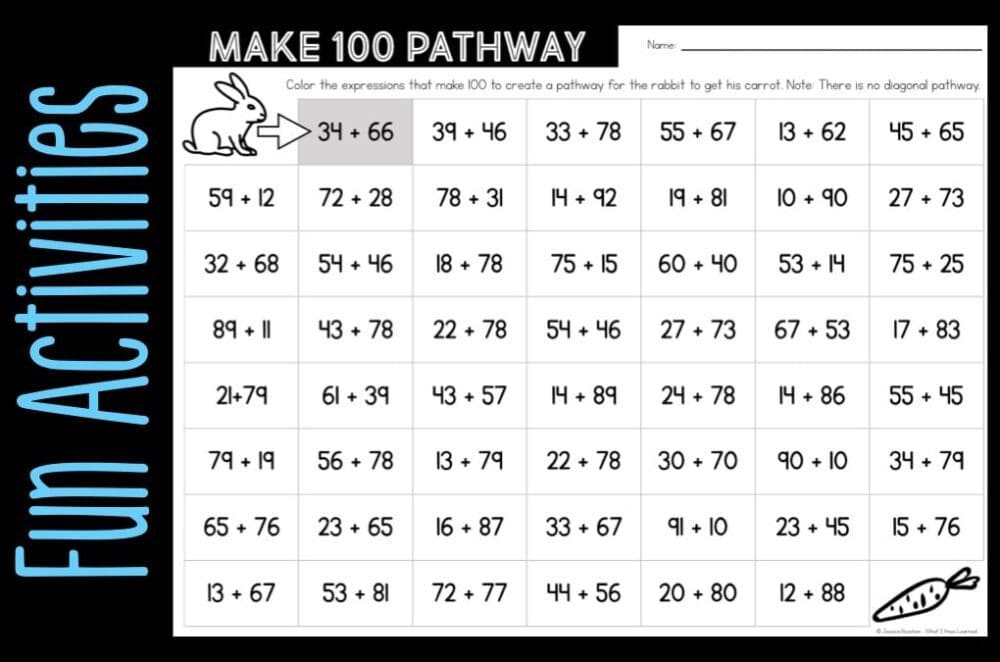 Make 100 and Make 1000 Place Value Strategies with Friendly Numbers