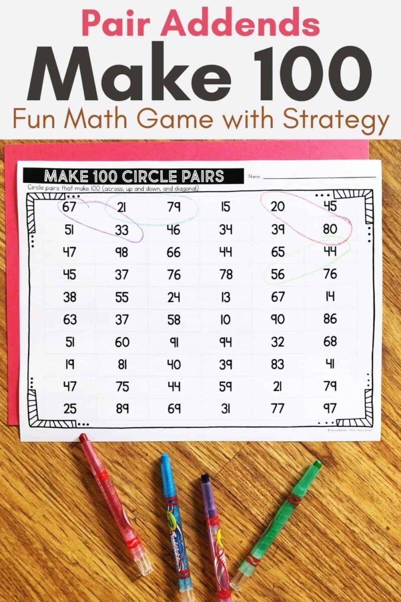 Make 100 and Make 1000 Place Value Strategies with Friendly Numbers