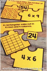 Number Puzzles for Third Grade Math Stations