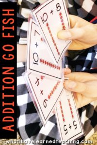 Addition Go Fish Game & a Video of Addition Strategies