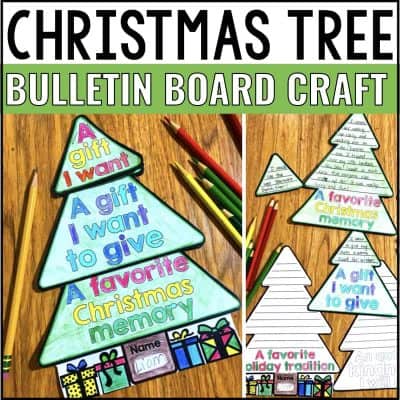 Christmas Craft Flap Book & Writing Activity