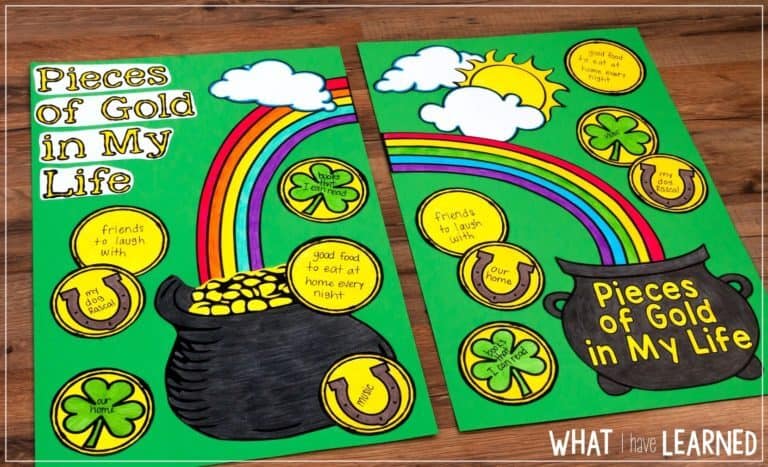 St. Patrick's Day Craft - Pieces of Gold