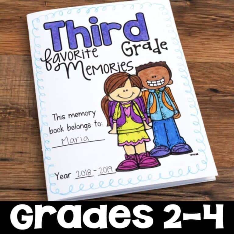End-of-the-Year Memory Book and Activities BUNDLE