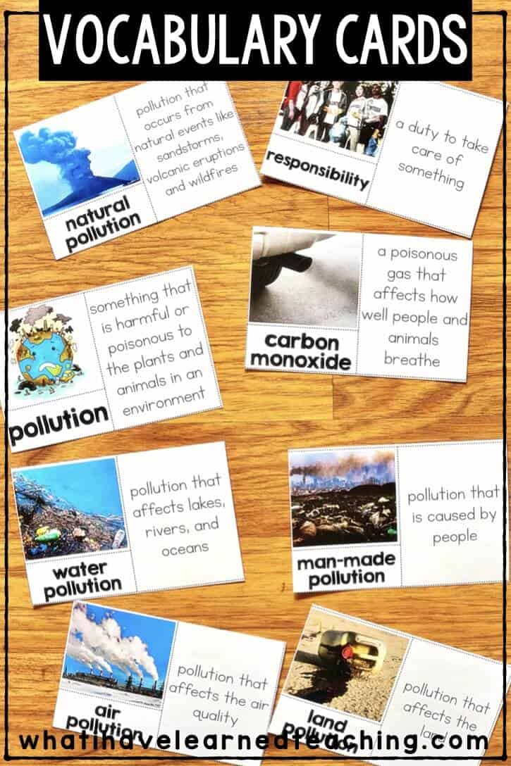 Pollution Reading Comprehension Passage & Activities for Elementary ...